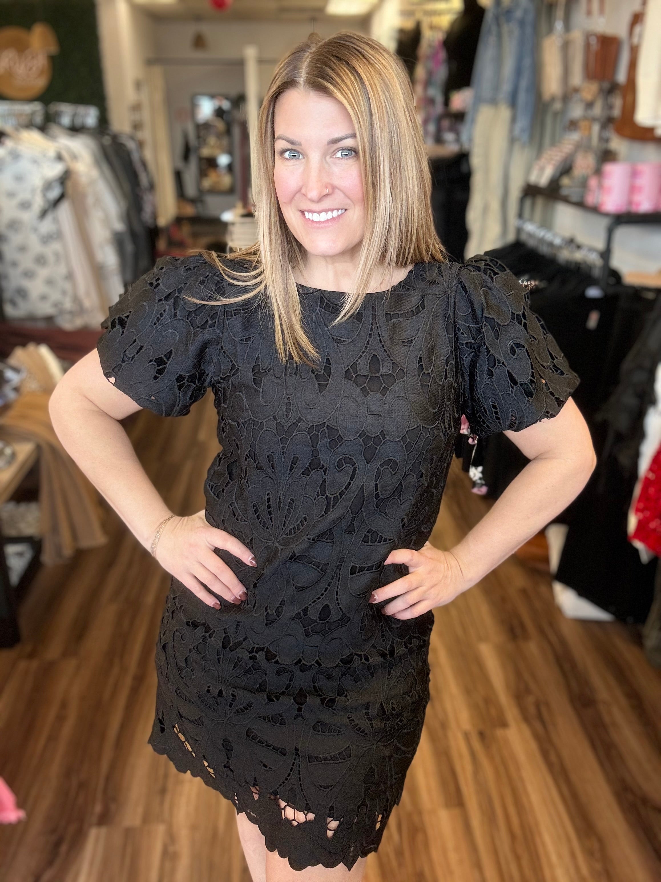 Jennifer - Lace Dress – The Brush Boutique